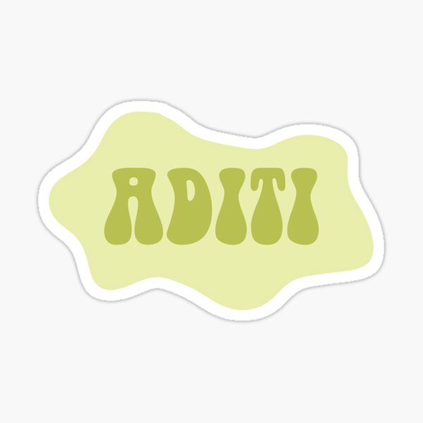 "Aditi" Sticker by simkhemani | Redbubble