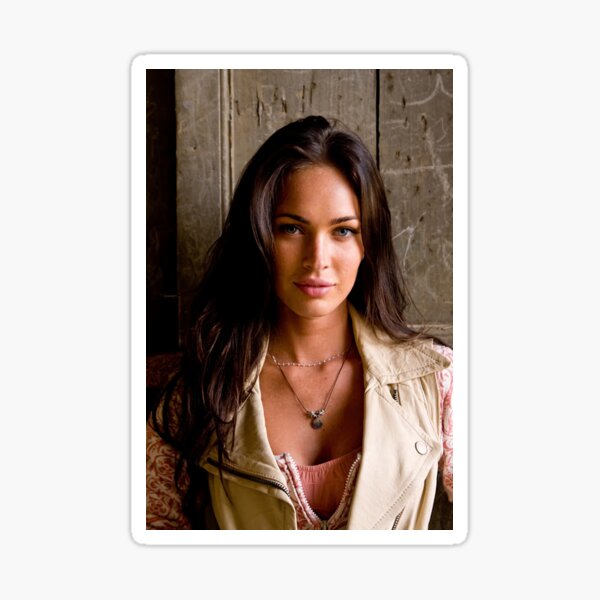"beautiful megan fox" Sticker by tuyetbukowski | Redbubble