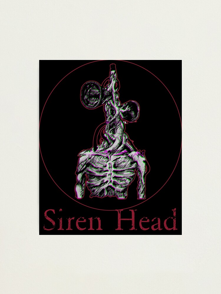 "Siren Head Merch" Photographic Print for Sale by PissShop | Redbubble