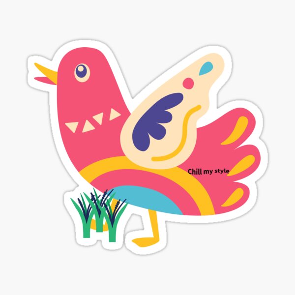 "Chill my style" Sticker by Nattakan | Redbubble