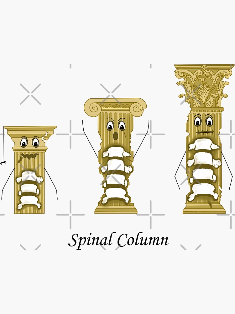 "Spinal Column - Comic Columns No.4 - Halloween Special" Sticker by ...