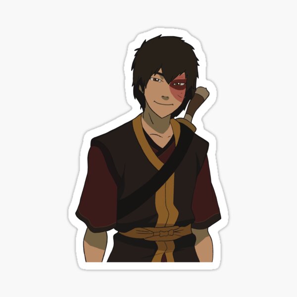 "Avatar: The Last Airbender Zuko Smiling" Sticker for Sale by wullow ...