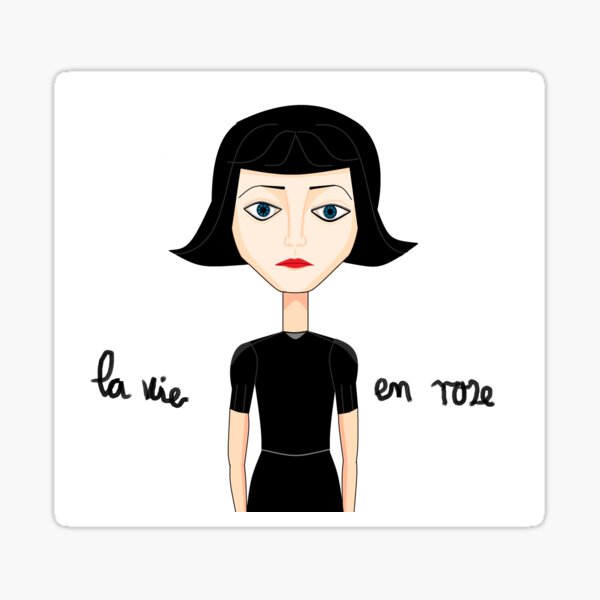 "Edith piaf" Sticker for Sale by LaAljaba | Redbubble