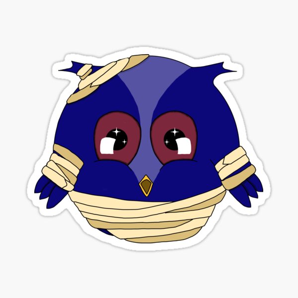 "Hector The Mummified Owl" Sticker by RSewell | Redbubble
