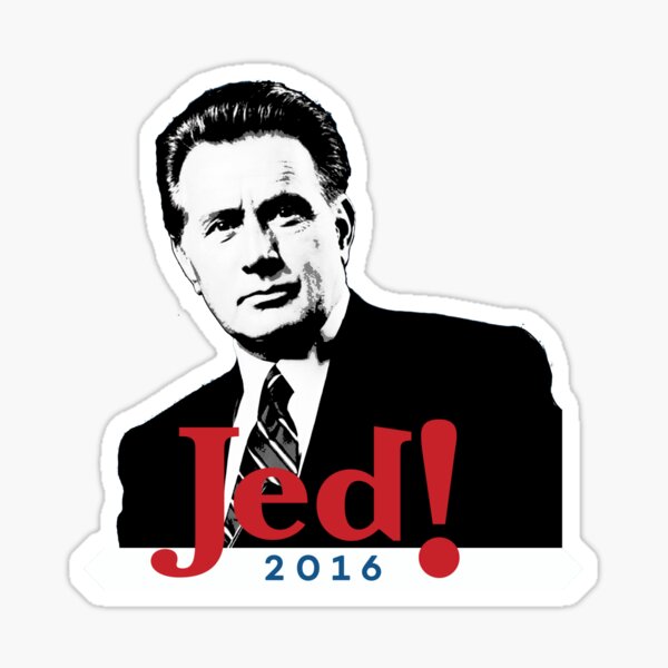 "Jeb! Ahh.. I Mean JED!" Sticker for Sale by Pulchritude Polka | Redbubble