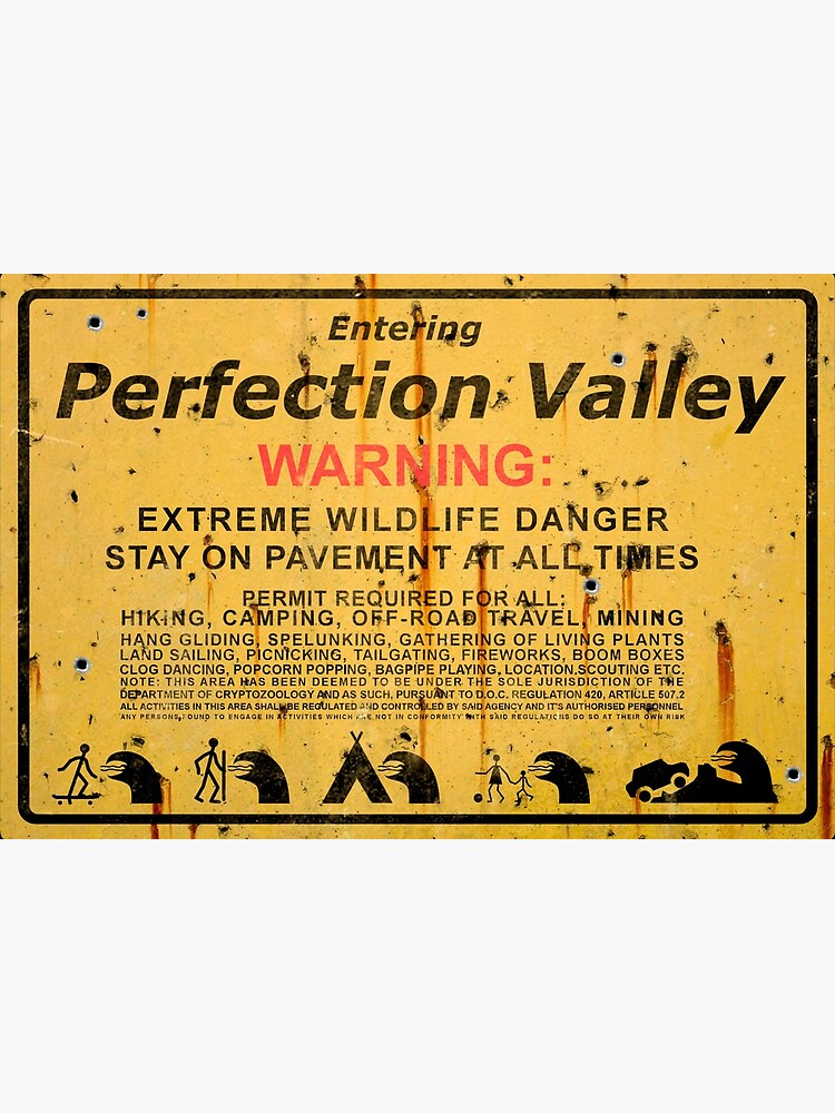 "Entering Perfection Valley - Tremors" Art Board Print for Sale by ...
