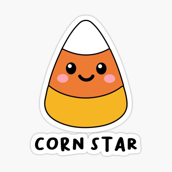 "Cute Funny Halloween Corn Candy - Corn Star Tshirt, Halloween Pun ...