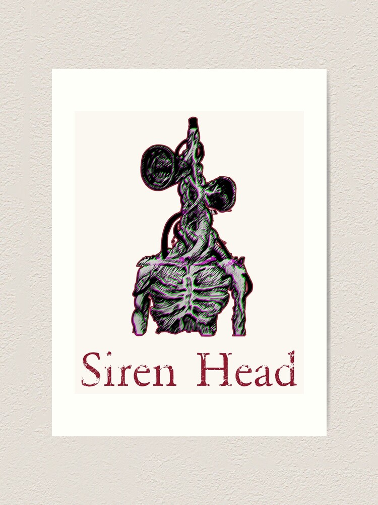 "SIREN HEAD MERCH" Art Print by PissShop | Redbubble
