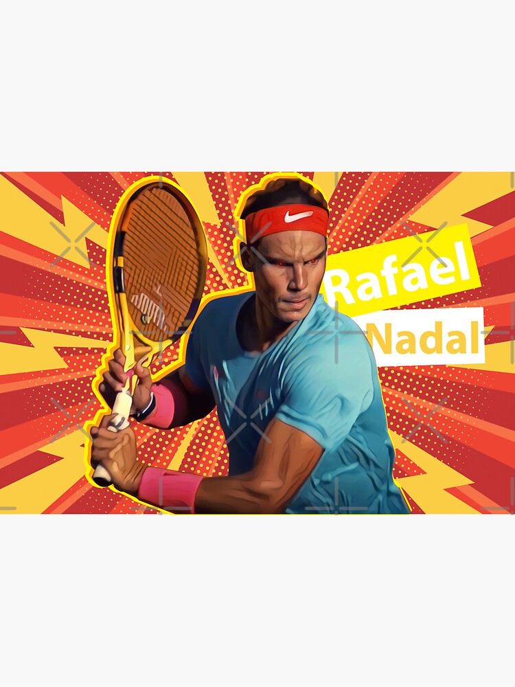"Rafa Nadal, Invincible design" Sticker for Sale by septian31 | Redbubble