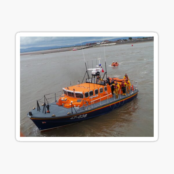 "Fleetwood's Tyne Class Lifeboat" Sticker for Sale by ajtechdesigns ...