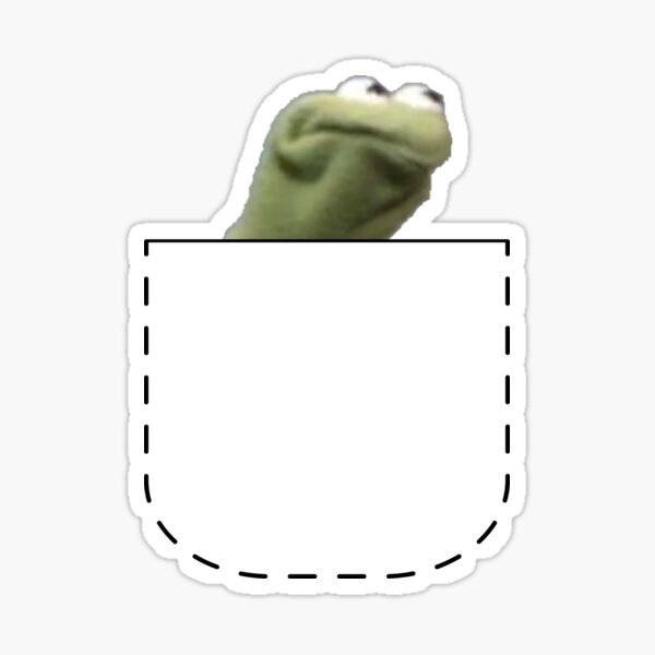 "Dank Kermit Peekaboo" Sticker for Sale by mommottix | Redbubble