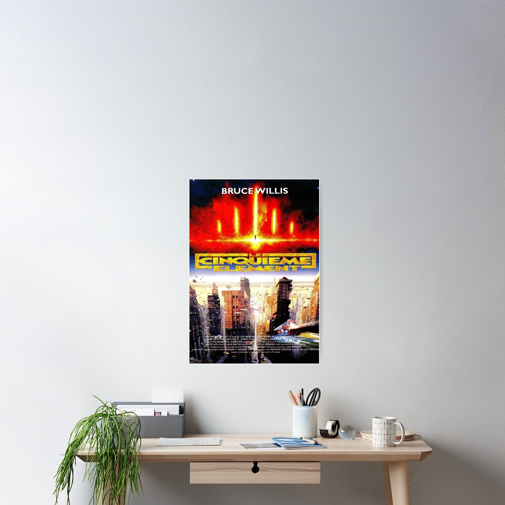 "Le 5ème Element Luc Besson" Poster by FlorianSplash | Redbubble