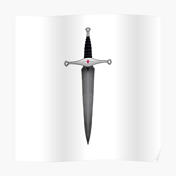 "Black Dagger" Poster for Sale by Reni-Renders | Redbubble