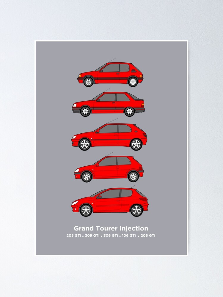 "Peu.geot Grand Tourer Injection Collection" Poster by RJWautographics ...