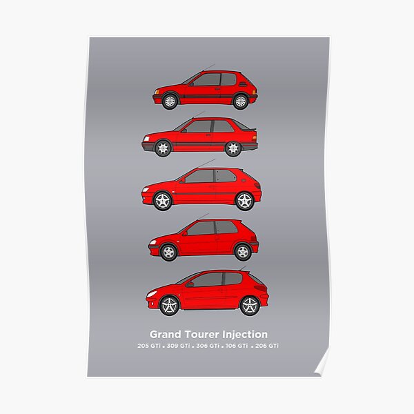 "Peu.geot Grand Tourer Injection Collection" Poster by RJWautographics ...