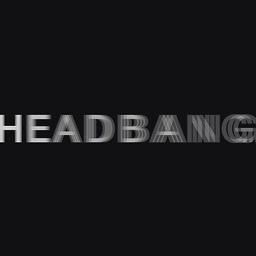 "Headbanger" Poster for Sale by thiaford | Redbubble