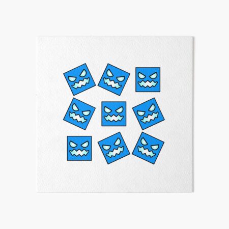 "Geometry Dash" Art Board Print by jemmajones36 | Redbubble