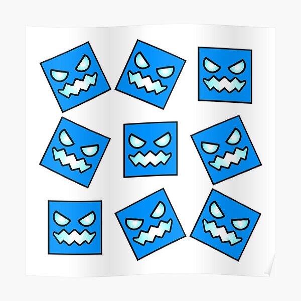 "Geometry Dash" Poster by jemmajones36 | Redbubble