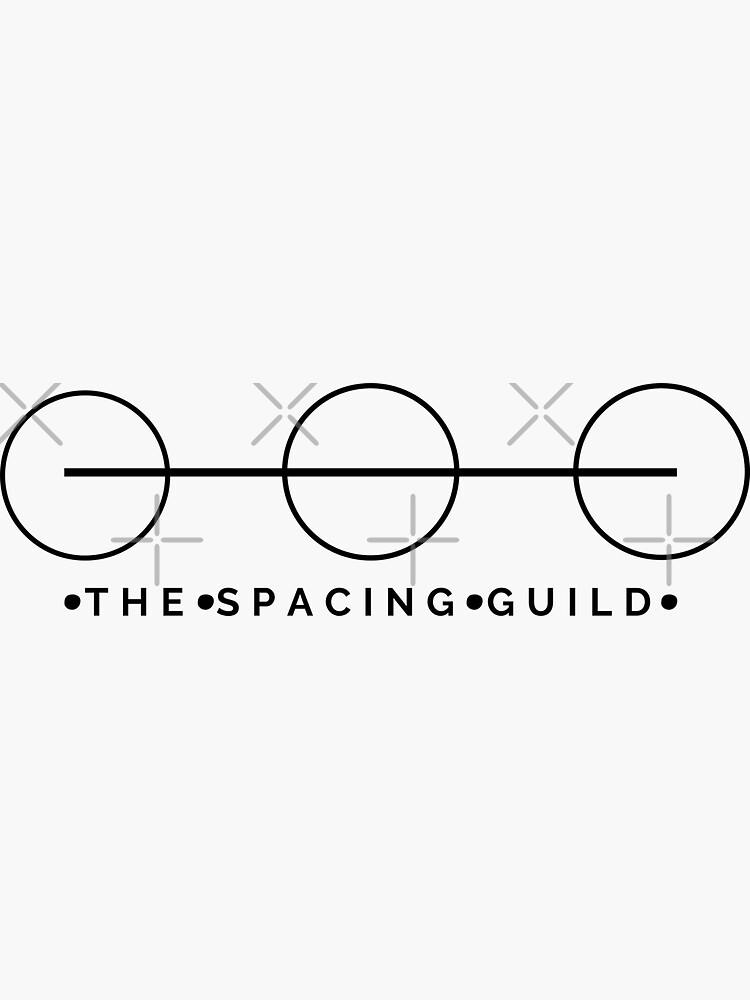 "The Spacing Guild Logo" Sticker for Sale by stareve | Redbubble