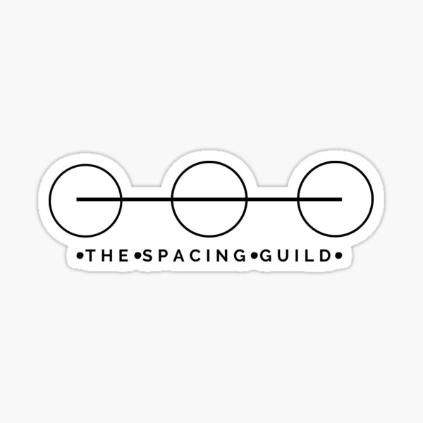 "The Spacing Guild Logo" Sticker for Sale by stareve | Redbubble