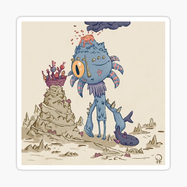 "Hello neighbour!" Sticker for Sale by ollyholly | Redbubble