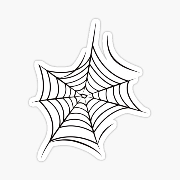 "spider web" Sticker by kimtangdesign | Redbubble