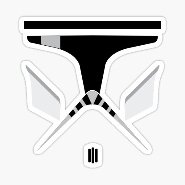 "Phase 1 Trooper" Sticker for Sale by DarkHorseDesign | Redbubble