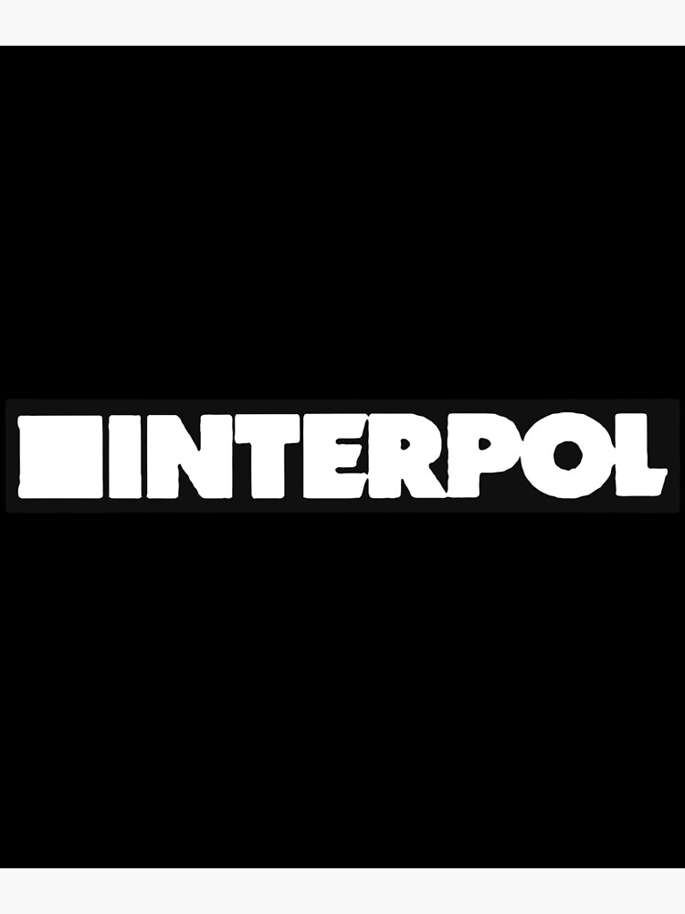 Póster «Interpol Band Pullover Sudadera con capucha» de AkamiNalesa | Redbubble