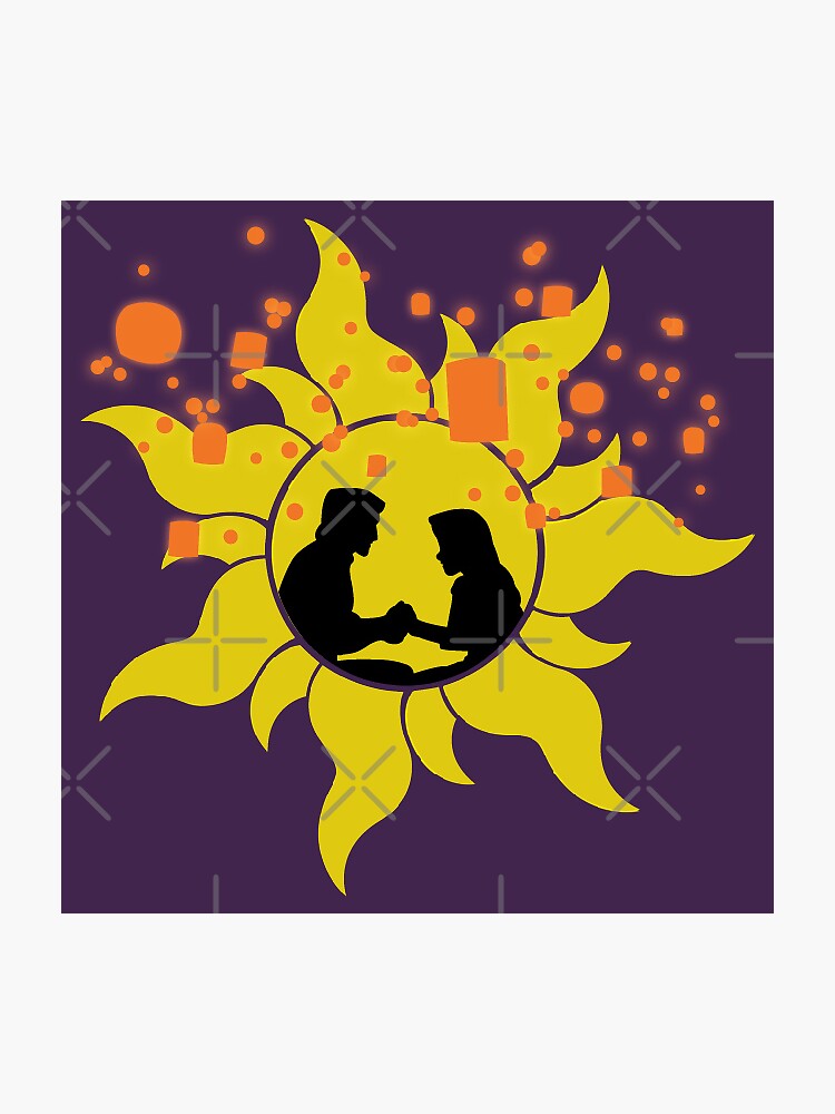 "Tangled Vector" Sticker by Andyyan | Redbubble