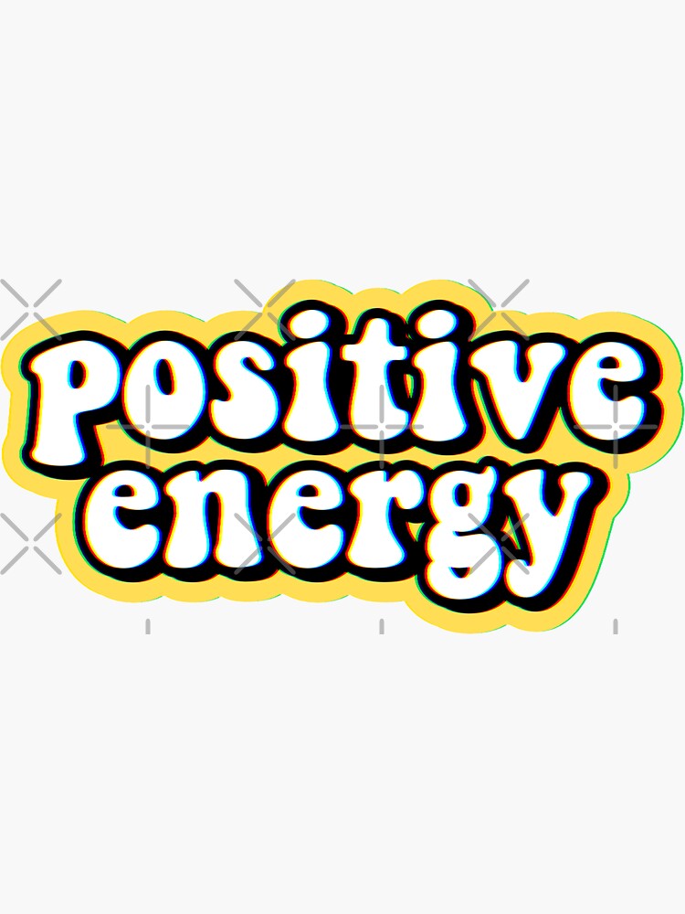 "Aesthetic Yellow Positive Energy" Sticker for Sale by STAR10008 ...