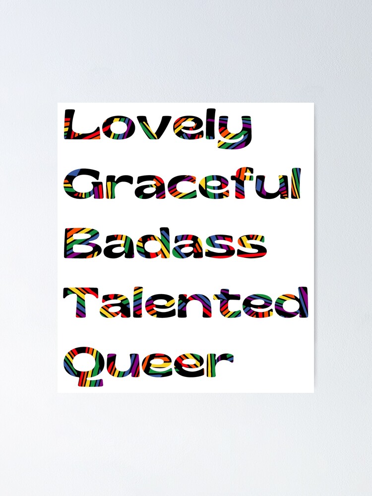 "Rainbow Compliments" Poster by Und3rtheRadar | Redbubble