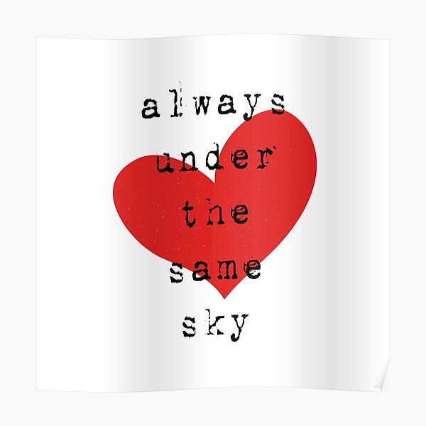 "Long Distance Relationship LDR" Poster by artworkbyrihen | Redbubble