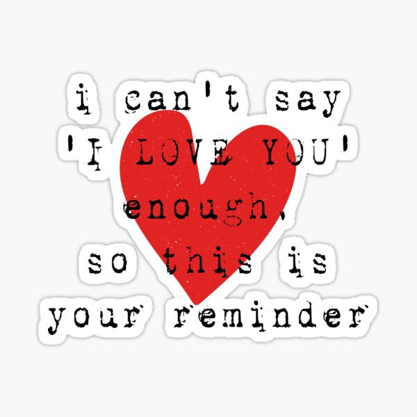 "Long Distance Relationship LDR" Sticker for Sale by artworkbyrihen ...