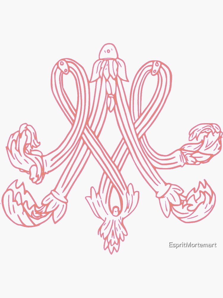 "Marie Antoinette – Monogramm – Royal Monogram" Sticker by ...