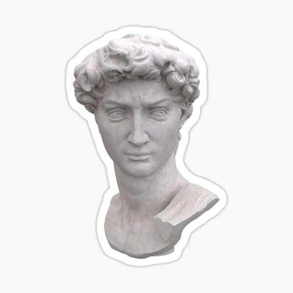 "Statue of David Marble 3D Art" Sticker for Sale by aydn-tee | Redbubble