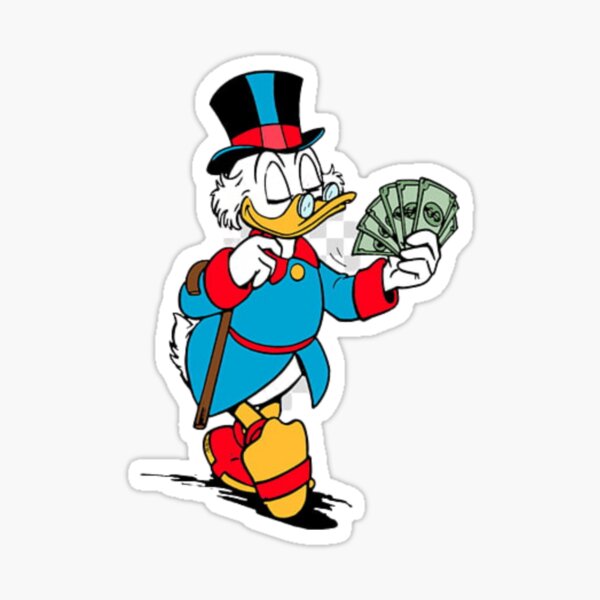 Scrooge Mcduck Stickers | Redbubble