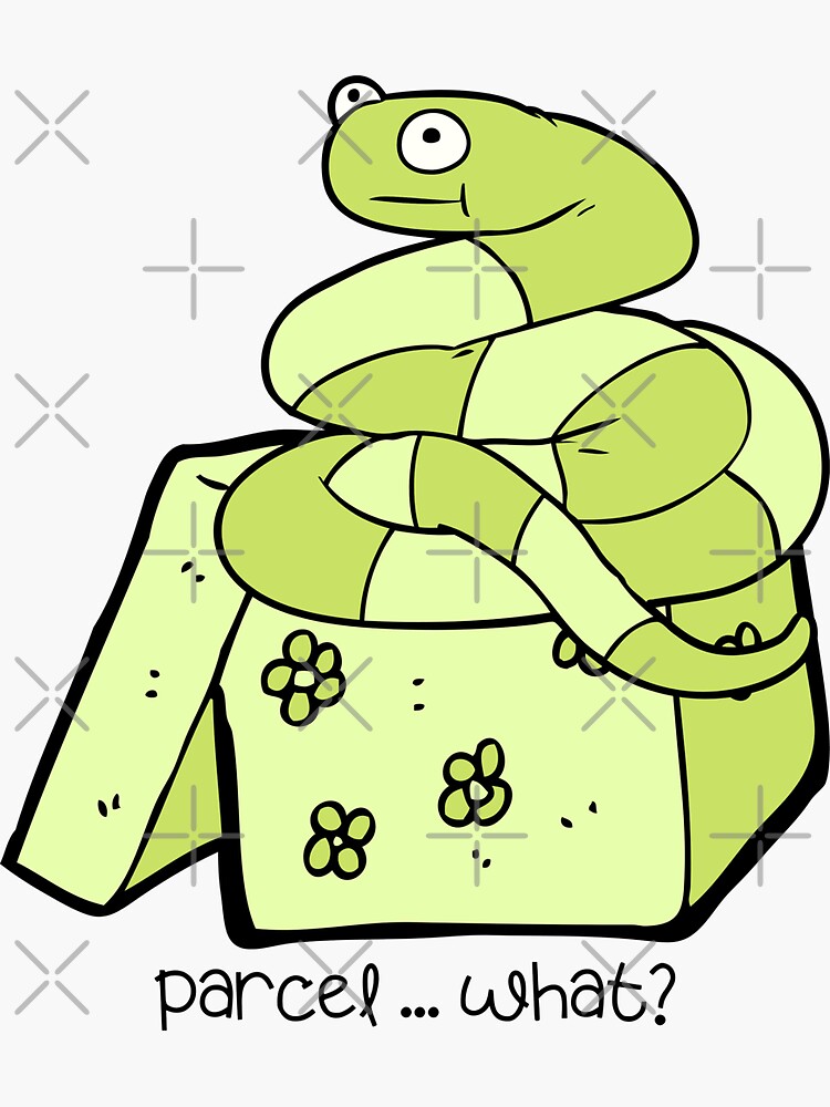"Snake in the Box" Sticker for Sale by Lavendolia | Redbubble