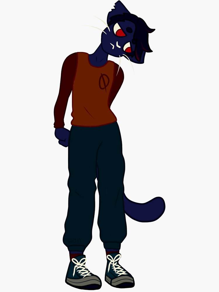 Mae Borowski From Night In The Woods Sticker For Sale By Vanillashadows Redbubble 