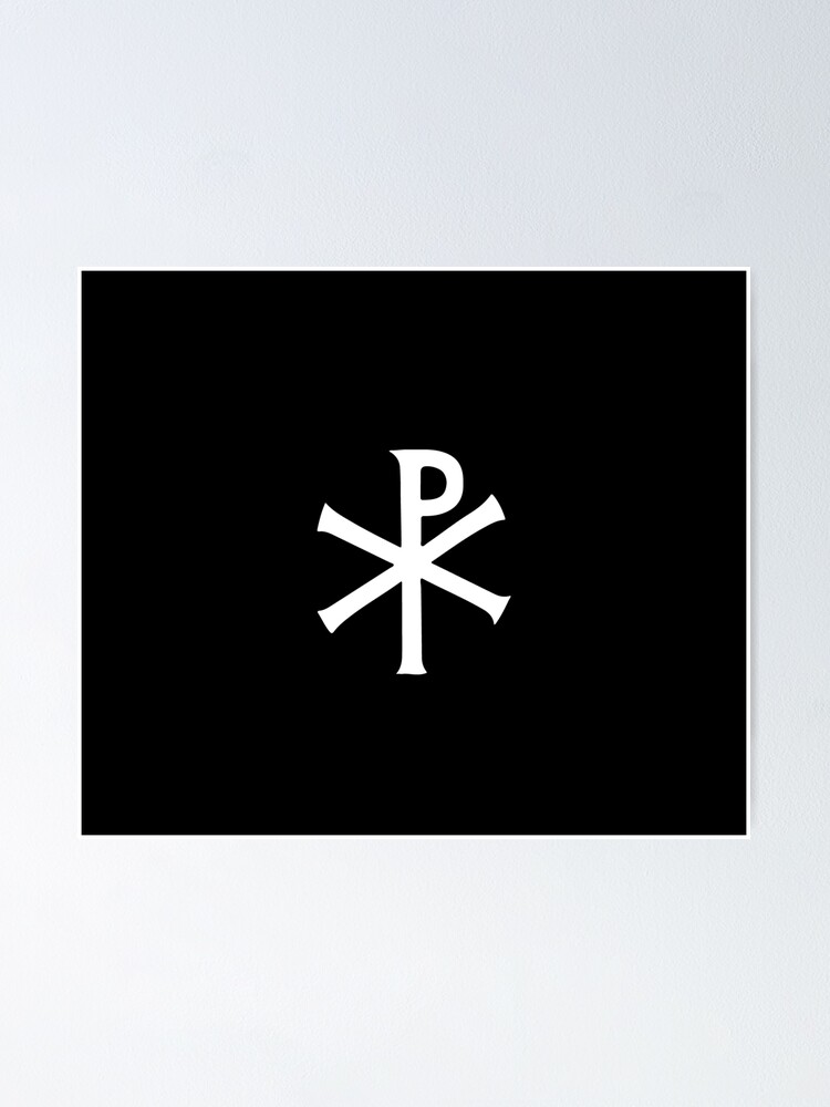 "Byzantine Labarum (White)" Poster by Mercatus | Redbubble