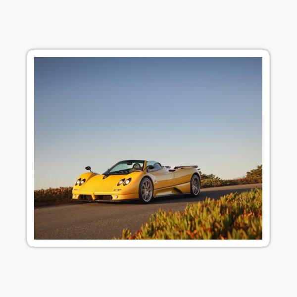 "Composure - Pagani Zonda S Roadster" Sticker for Sale by ncraigphoto ...