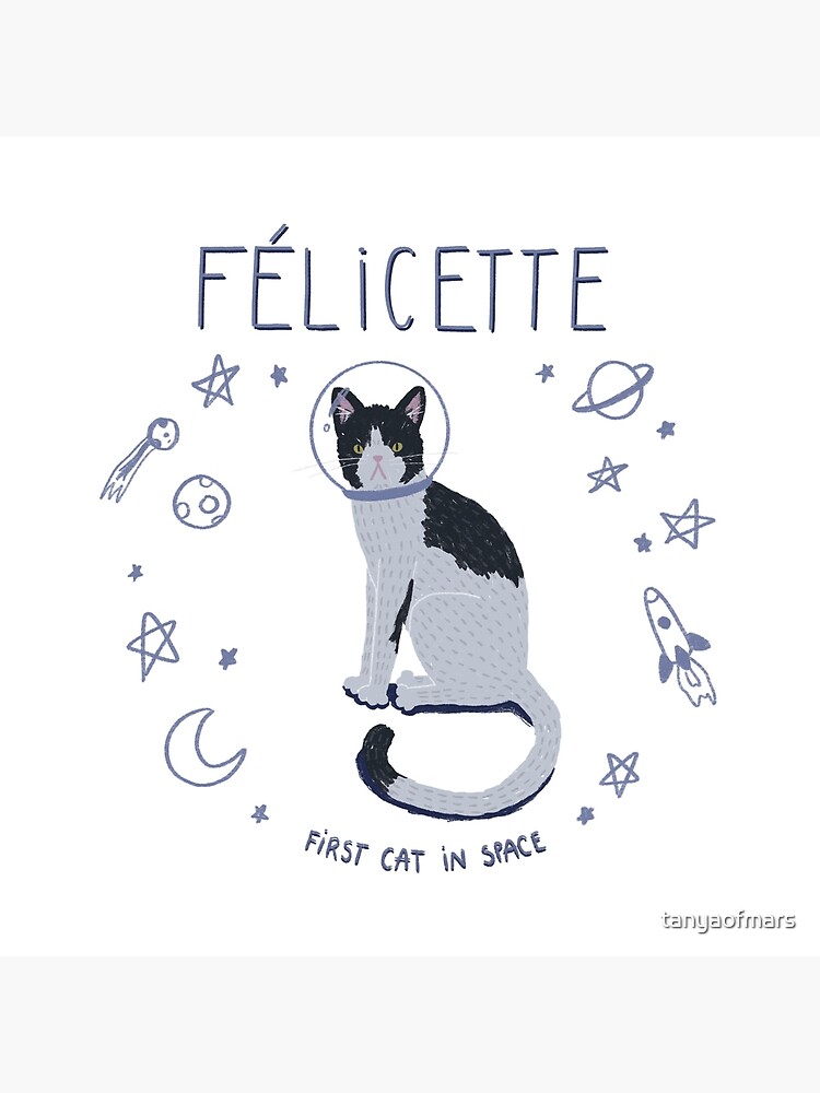 "Felicette, the First Cat in Space" Framed Art Print for Sale by ...