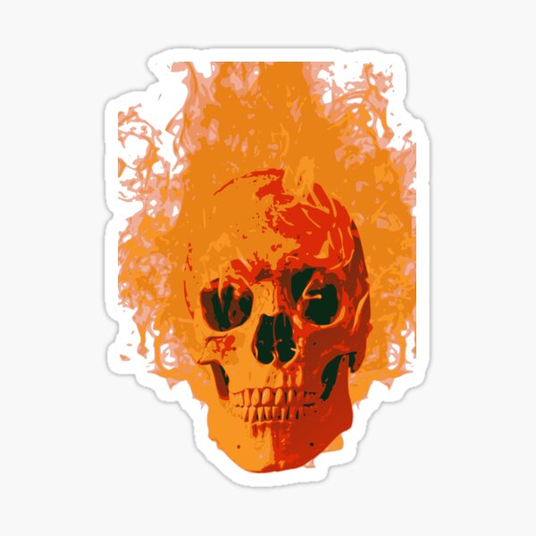 "Ghost Rider " Sticker for Sale by Beast360 | Redbubble