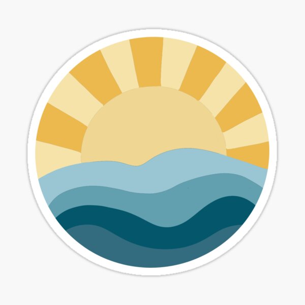 "Sunrise" Sticker by Etlstickers | Redbubble