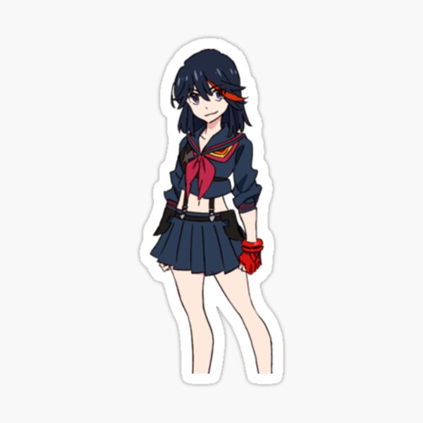 "Ryuko Matoi (Kill la Kill)" Sticker for Sale by kawaiicrossing | Redbubble