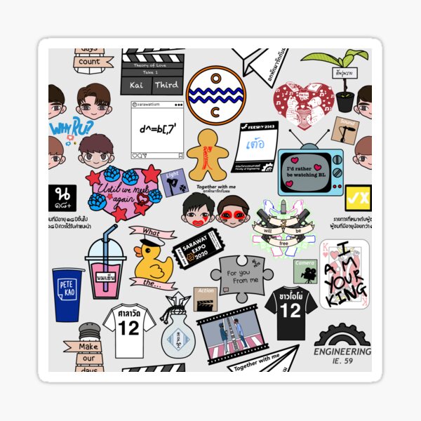 "BL All-Over-Print " Sticker for Sale by Everything-Ita | Redbubble