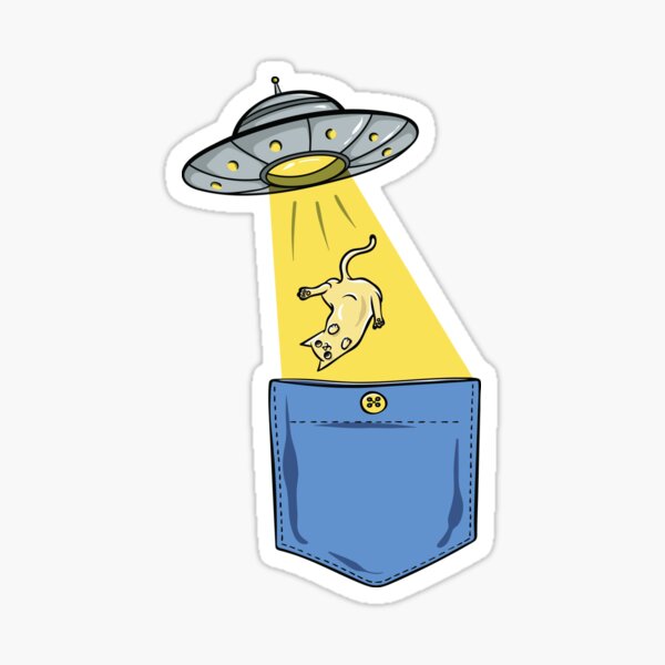 "Alien abduction" Sticker by paulosa69 | Redbubble