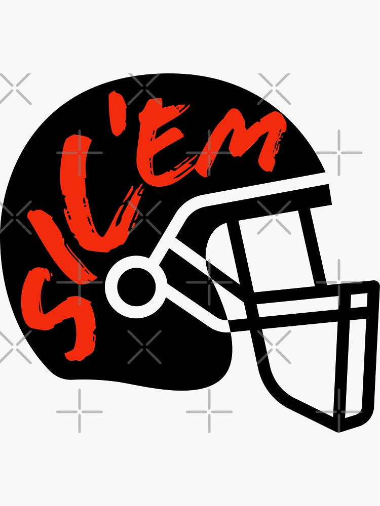 "Sic'Em Georgia Football" Sticker for Sale by Alpha-Betty | Redbubble