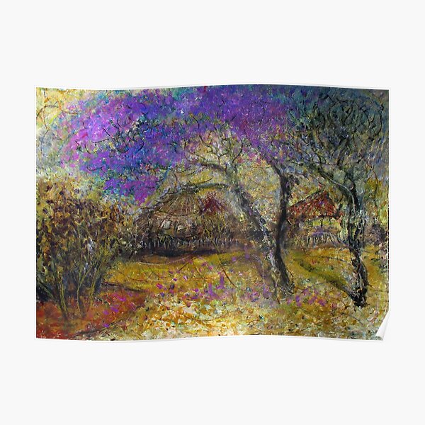 "spring jacaranda" Poster for Sale by glennbrady | Redbubble