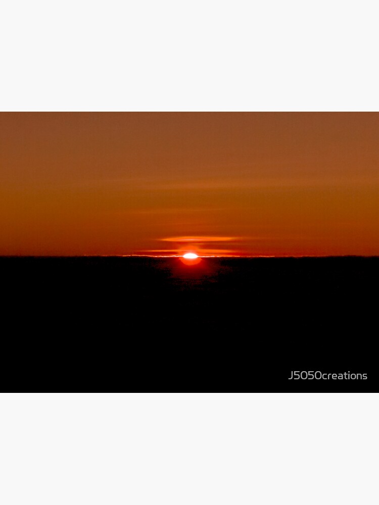 "Red Sun at Morning art photgraphic print" Sticker for Sale by ...