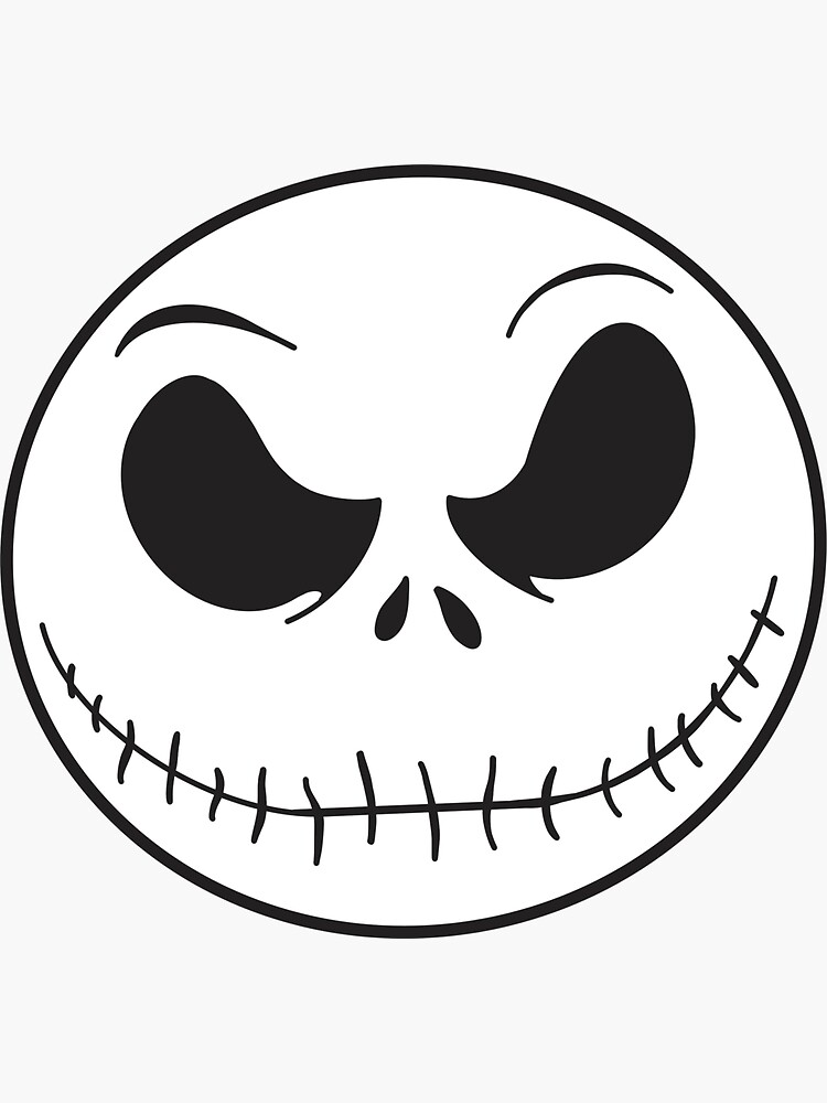 "Jack Skeleton" Sticker for Sale by Flowerchildart | Redbubble
